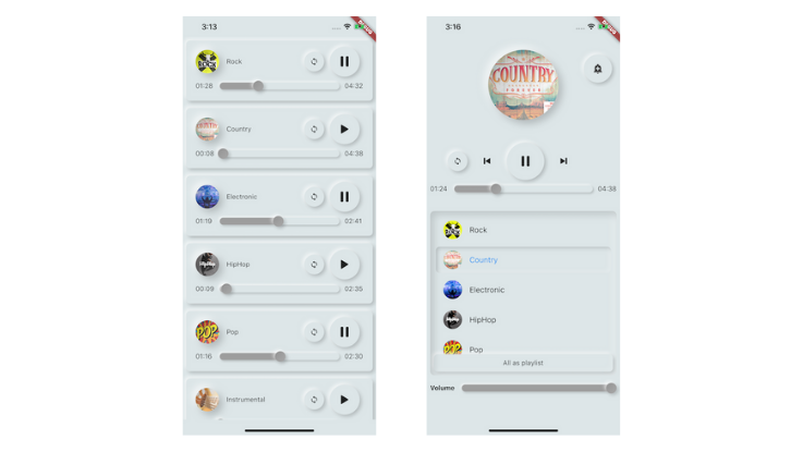 Play music/audio stored in assets files (simultaneously) directly from Flutter - Flutter4U